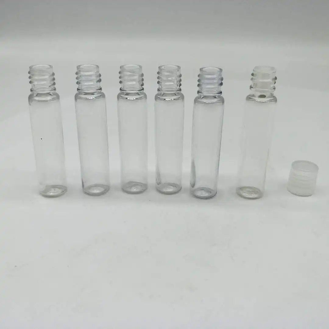 3ml PET Plastic Sample Bottle - Clear, Screw Cap