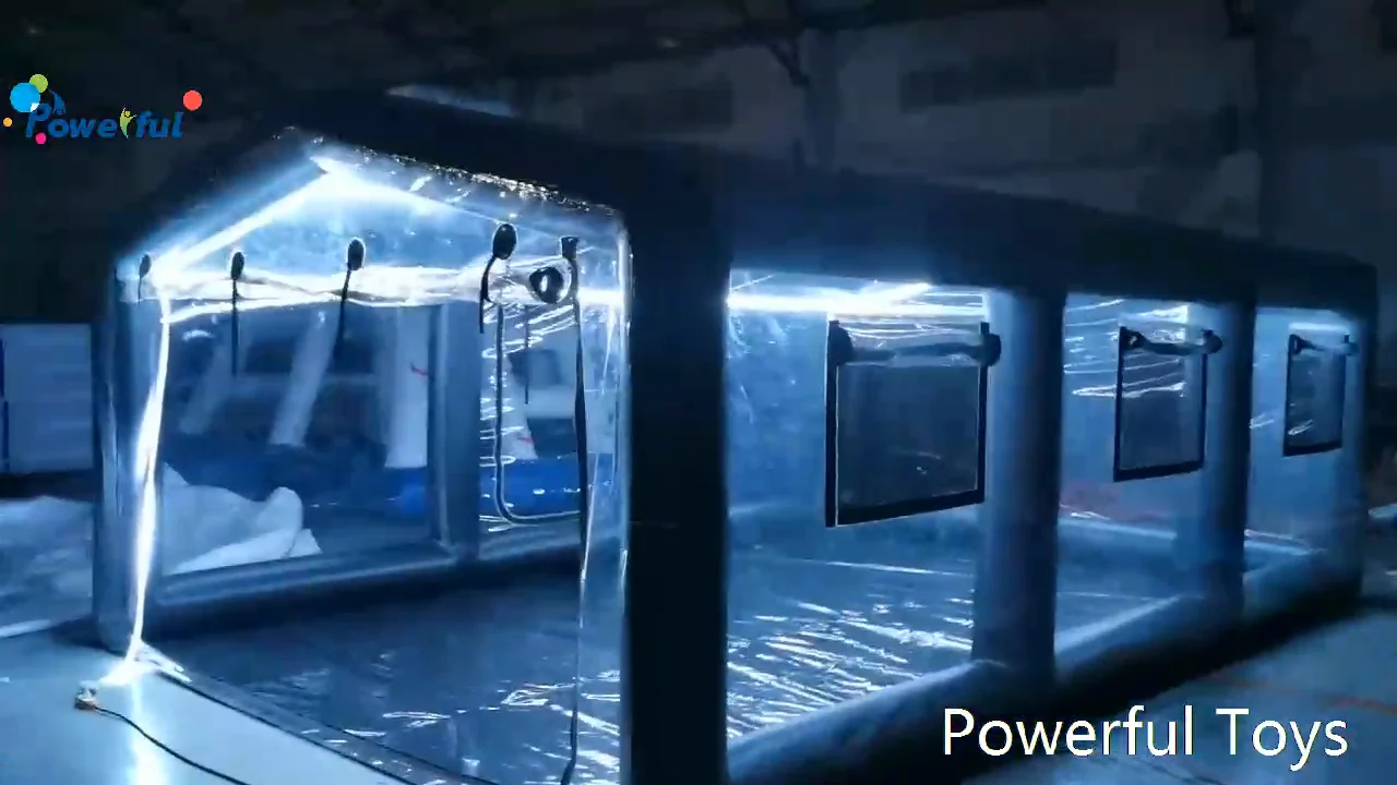 Portable Car Wash Tent One Time Inflate Car Roof Tent For Sale - Buy ...