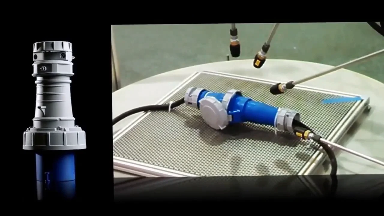 Female Wall Socket Ip67 3 Phase Industrial Plug And Socket Receptacles ...