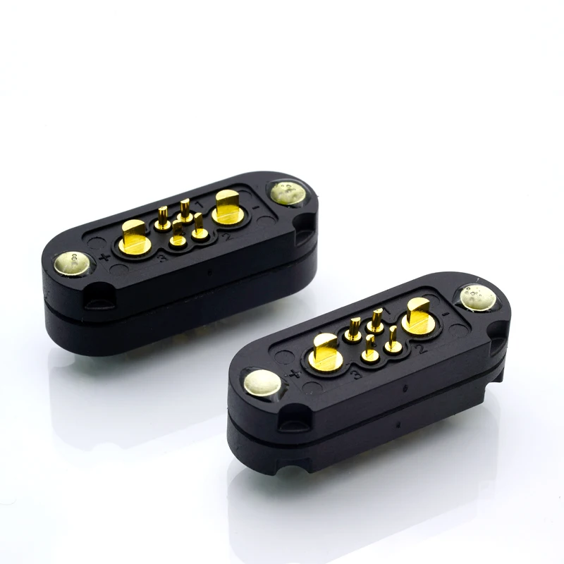 Customized 6 Pin Pogo Pin Magnetic Connectors for Medical
