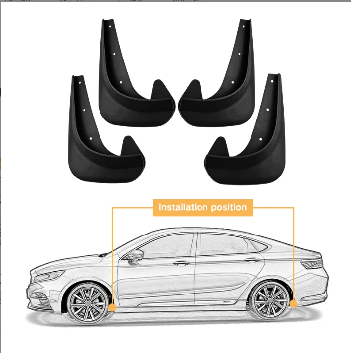 Enhanced Protection with Modified Car Tire Mudguard Flap