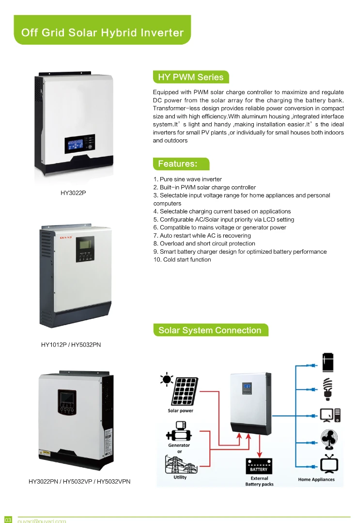Solar Inverter Card Circuit Board Enclosure Spare Parts 3kva 5kva
