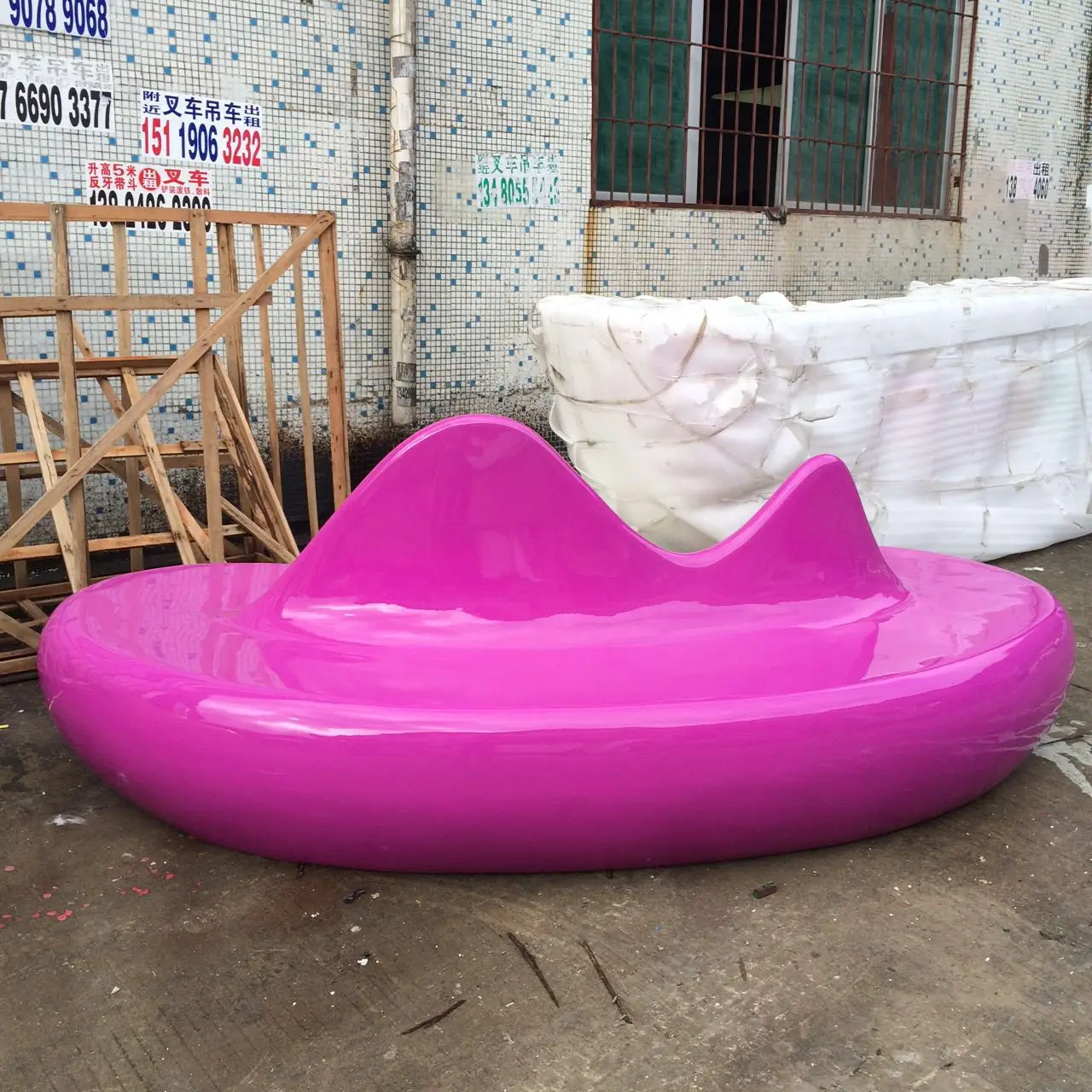 Garden Fiberglass Benches - Stylish Outdoor Furniture