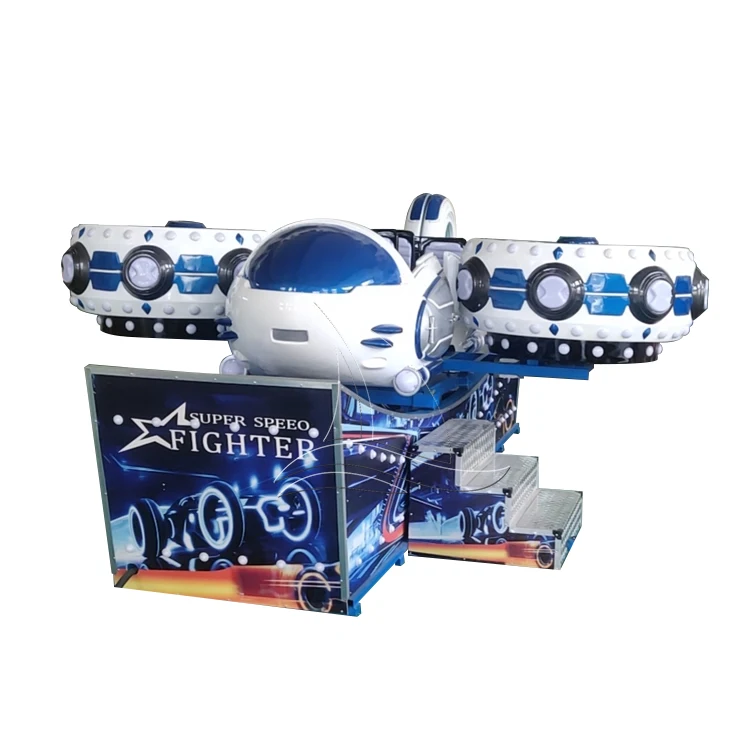 Typical Funfair Play Games Plane-Shaped Flying Car Ride