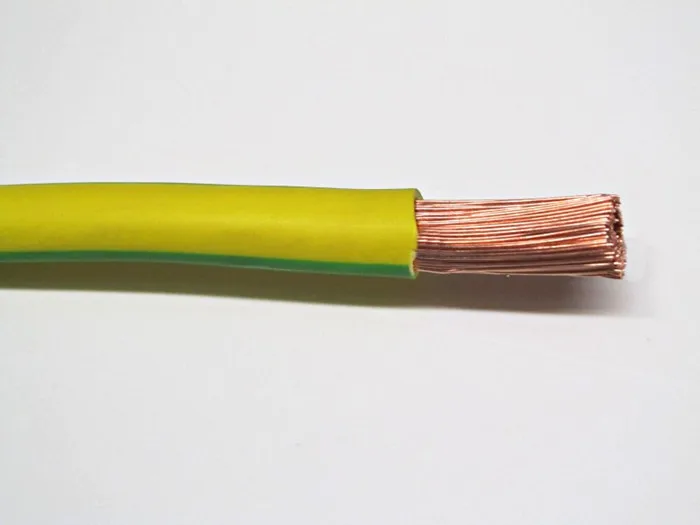 Yellow Green 16mm Grounding Cable - Reliable Power Installations