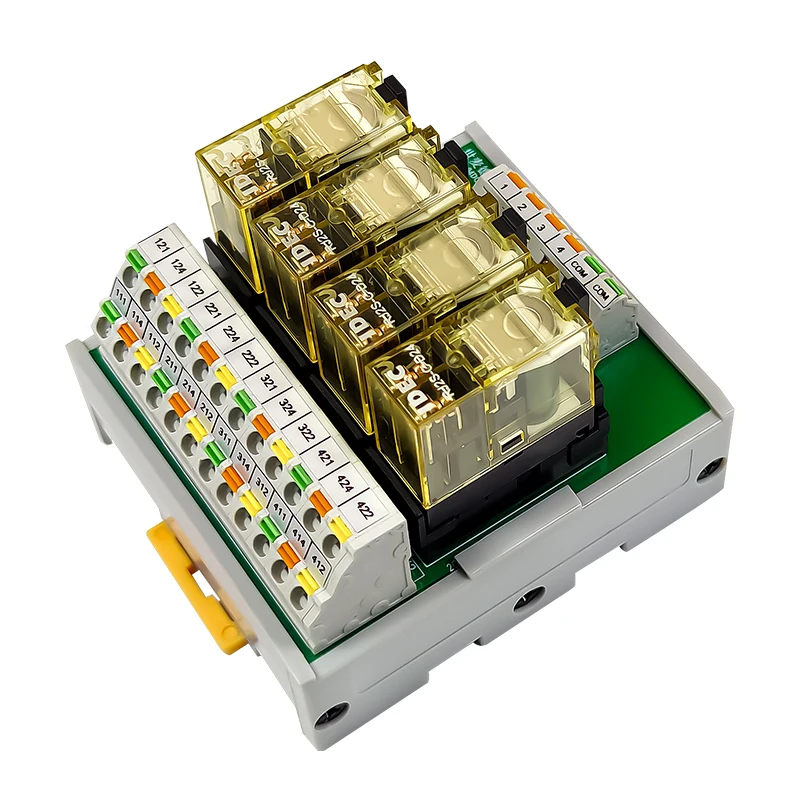 4 Channel 8a 220vac/250vdc Direct Insertion Relay Module . - Buy Direct ...