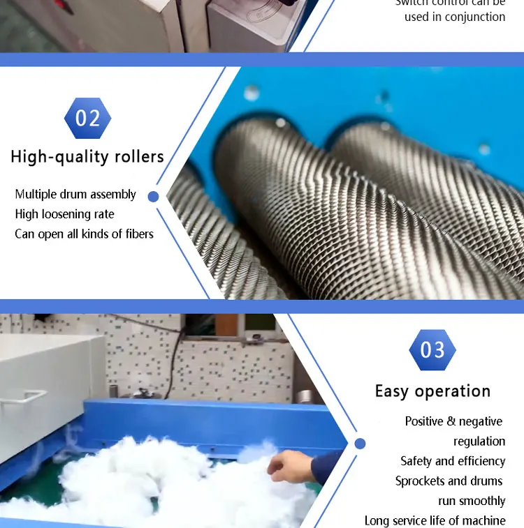 Micro Fiber Used Carding Machine Fiber Opening Machine Wool Spinning ...