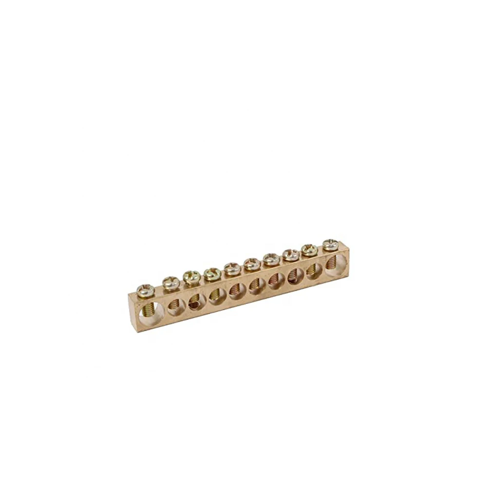 Neutral Grounding Insulator Earth Brass Bus Bar - LINKWELL