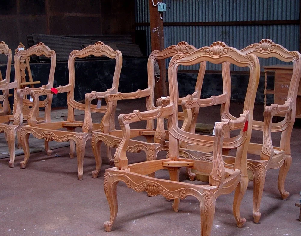 Mahogany Wooden Chair Sofa Unfinished Furniture Frame Dining Chair ...