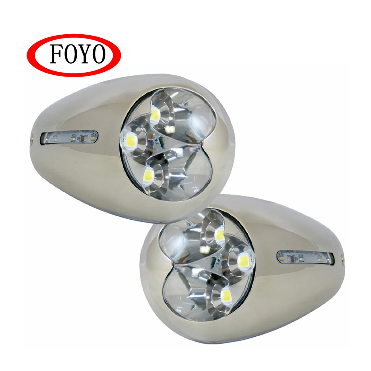 Foyo Brand Led Docking Light Marine Pontoon Boat 12v 316 Stainless ...