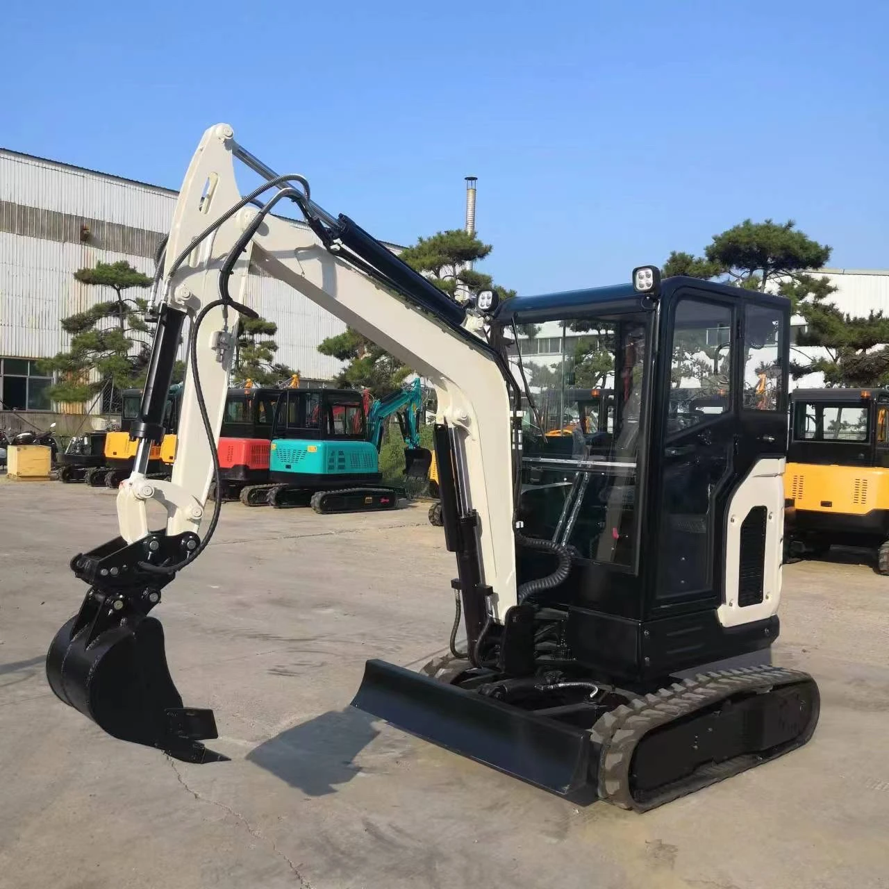 Hydraulic Pilot Digger Micro Crawler Bagger Digger Excavators Machine ...