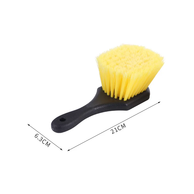 PMS Yellow Auto Detailing Cleaning Brush PP Wash Rim Tire Washing Auto ...