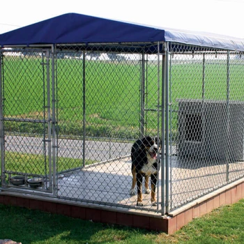 Direct Factory Heavy Duty Fancy Dog Kennel Galvanized Outdoor Dog ...