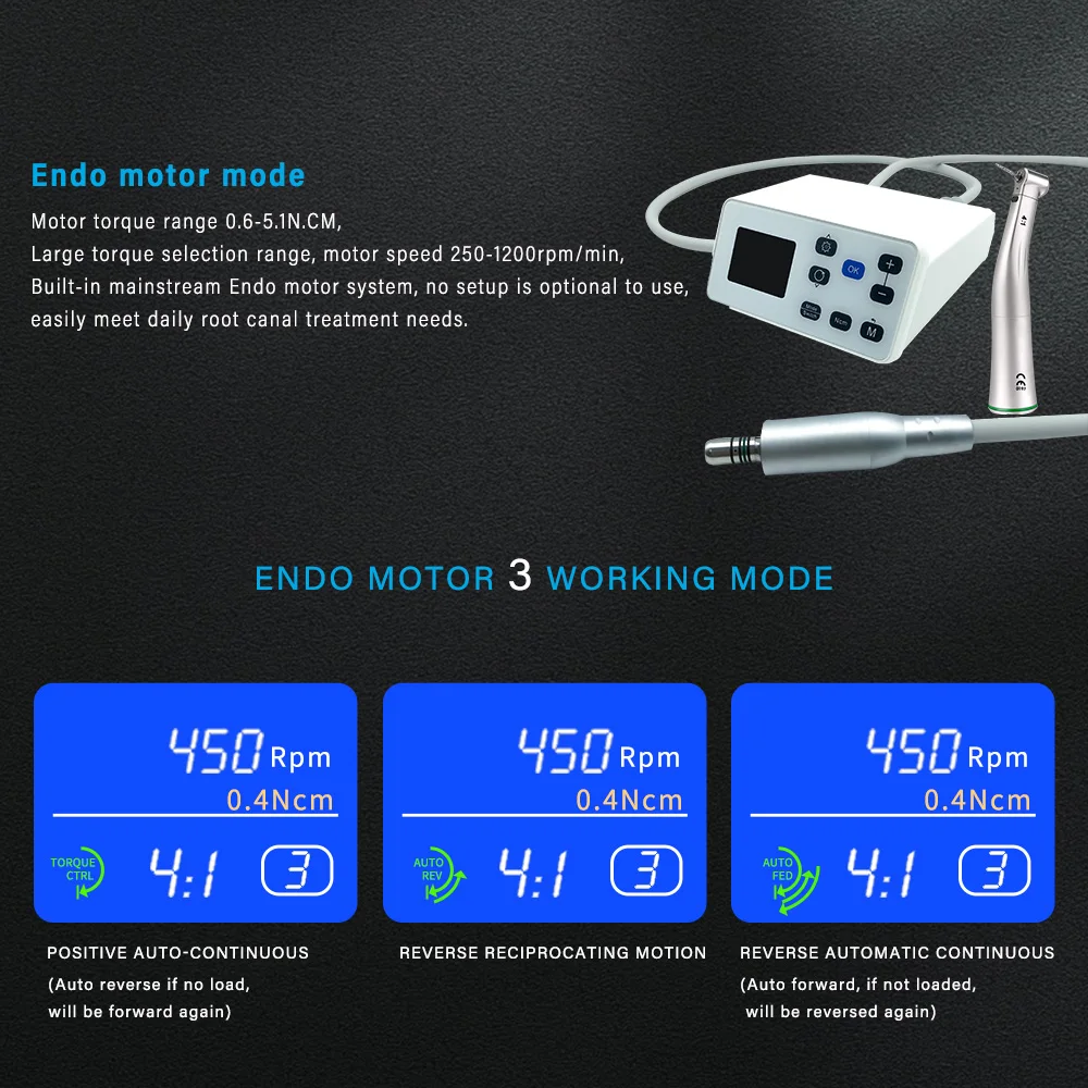 Dental Electric Motor with Endo Motor Implant System 2 in 1