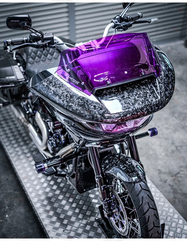 Harley 121CVO ST Modified Forging Carbon Fiber Motorcycle Fenders ...