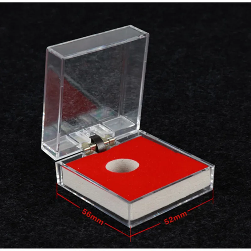 Clear Plastic Badge Cufflink Display Case Lapel Pin Box - Buy ...