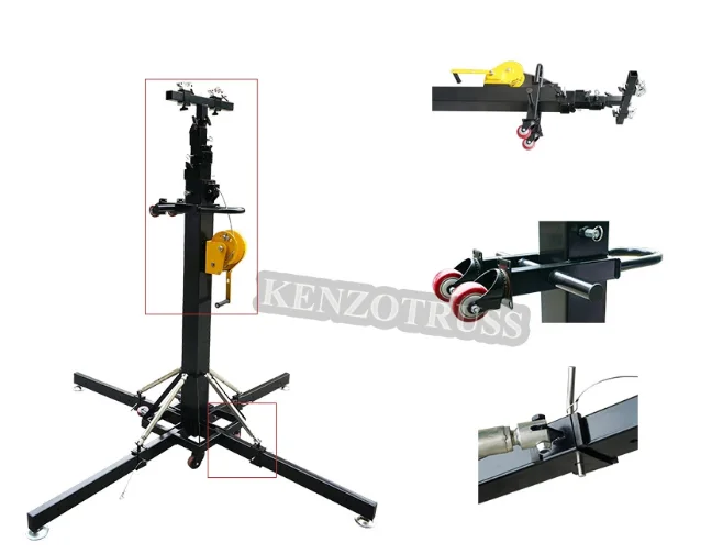 Heavy Duty Crank Stand - Reliable Line Array Speaker Lift