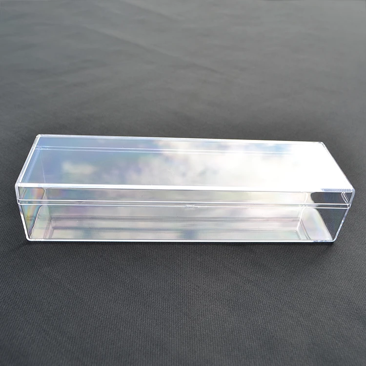 Rectangular Clear Rigid Plastic Long Display Box - Buy Display Box ...