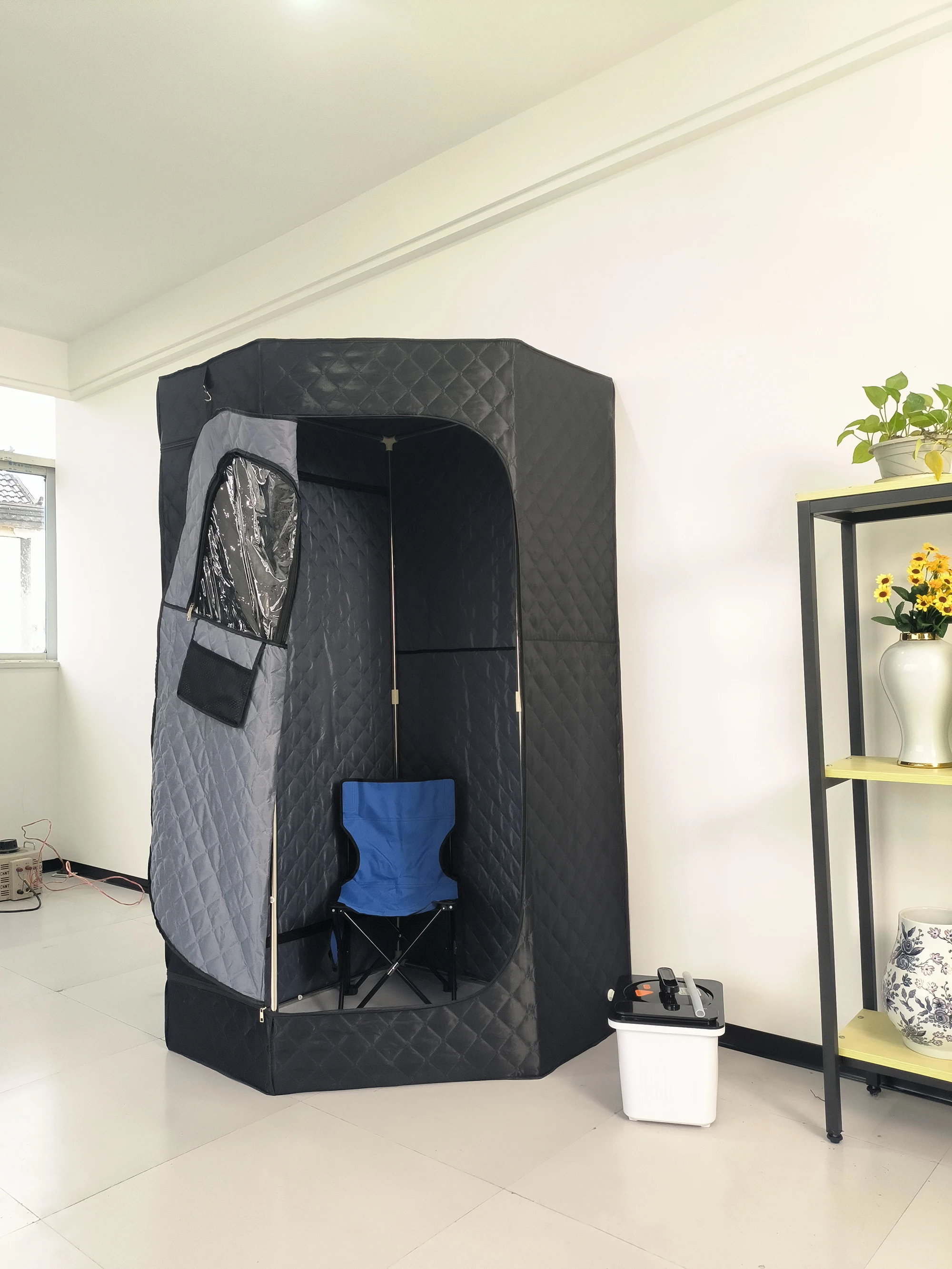 Folding Heated Sauna Tent Weight Loss Detox Steam Sauna Box Sauna Room ...