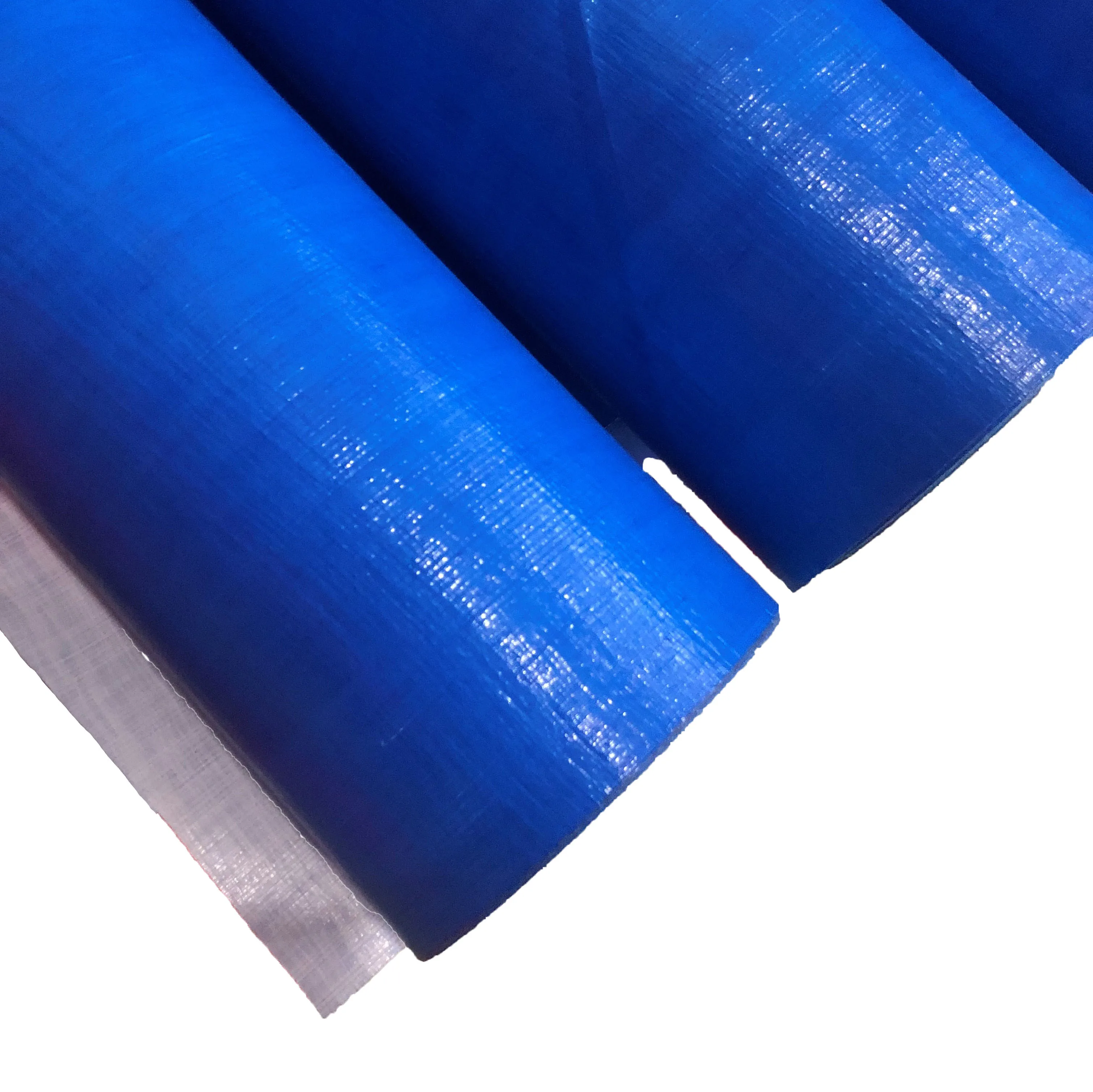 Customized Pe Tarpaulin Rolls Blue White Color Waterproof 2mx100m Hdpe Laminated Fabric Plastic ...