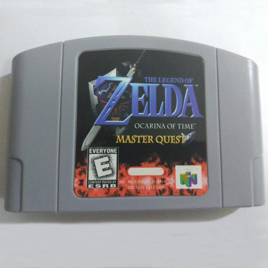 N64 Game Card The Legend Of Zelda Ocarina Of Time Master Quest For