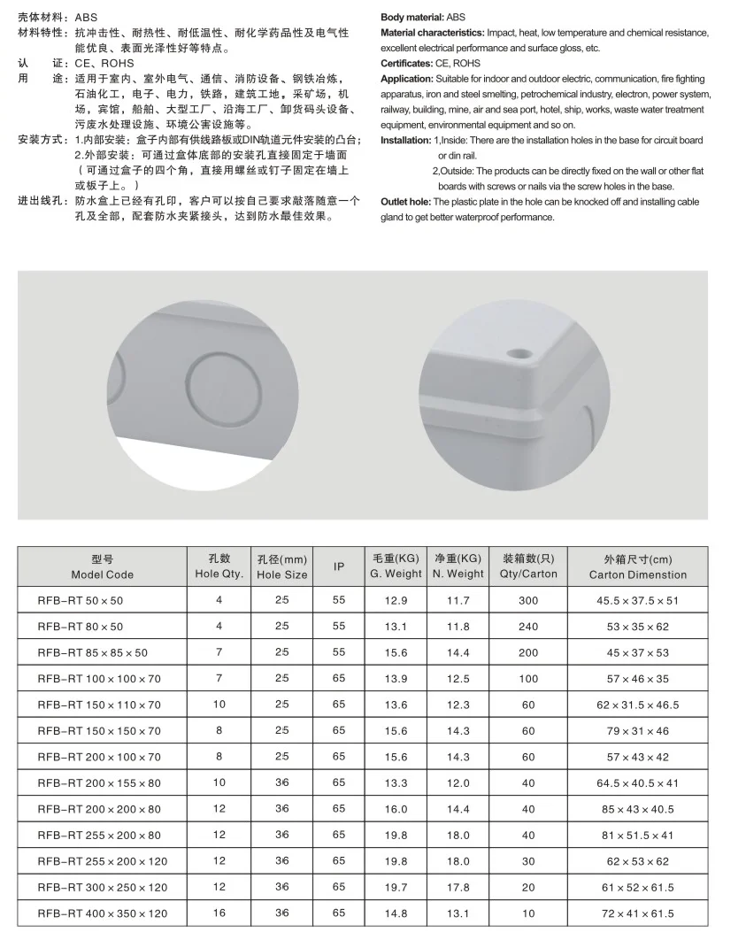 IP65 Waterproof Junction Box - Reliable Outdoor Solution