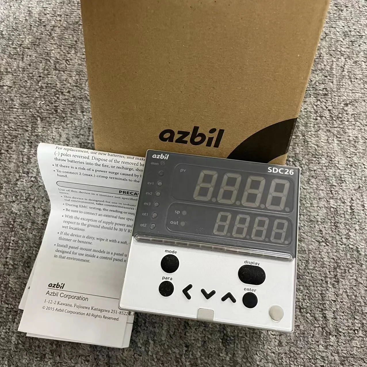Original Smart Azbil Sdc26/sdc36 Thermostat Temperature Controller - Buy Azbil Sdc26,Azbil Sdc26 ...