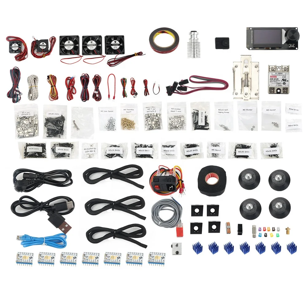 定制Voron三叉戟350 * 350毫米3D打印机套件| Alibaba.com