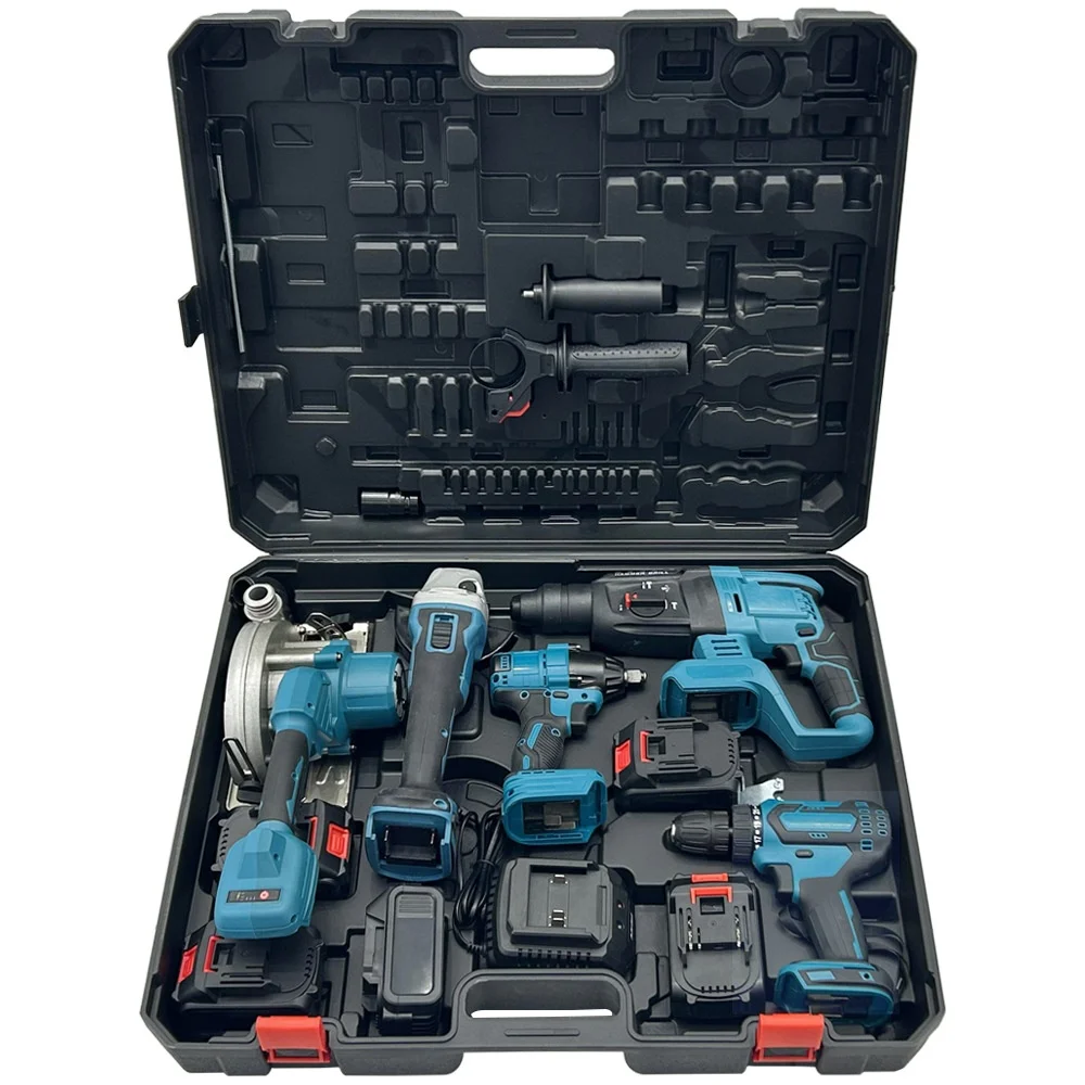 5-Piece Multi-Functional High-Power Lithium Battery Tool Set ...