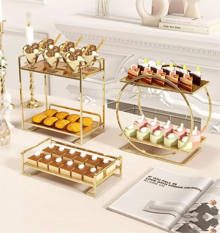 Multi Layered Cake Tray Dessert Display Rack,Pastry Display Tray,Tea ...