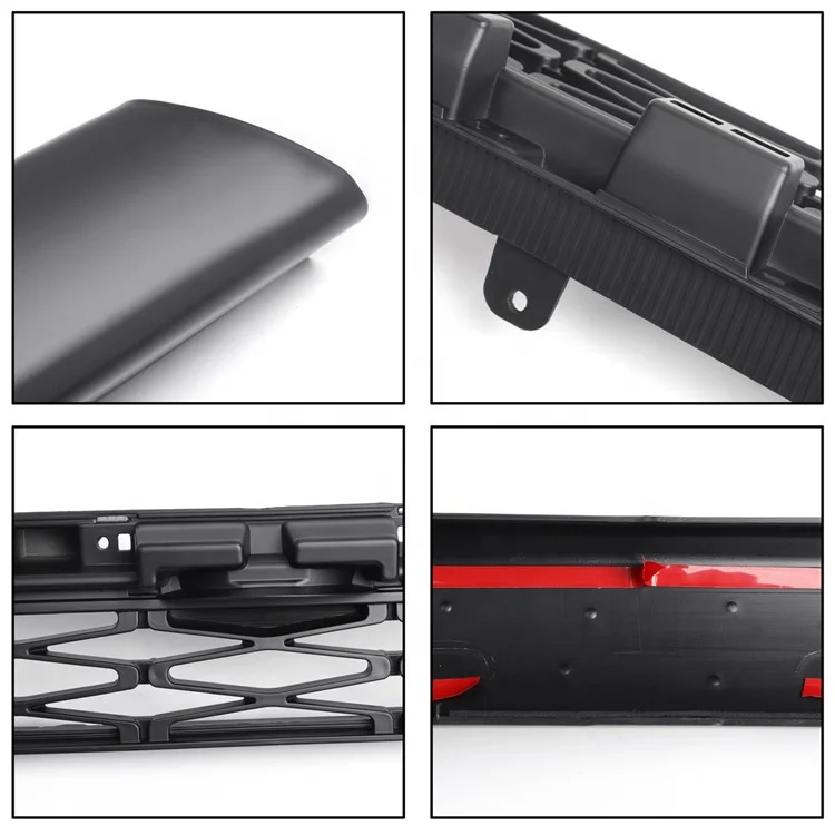 4x4 Abs Plastic Front Grille With Led For 4runner 2014-2020 3 Pcs ...