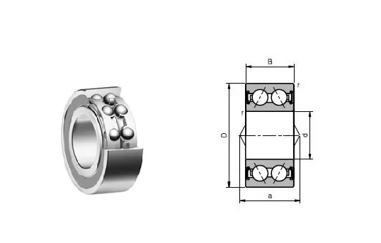 Angular Contact Ball Bearing 3308 A-2rs1 3308a-2rs1 - Buy 3308a-2rs1 ...