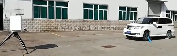 Standalone High Power Radio Frequency Vehicle Stopping Device