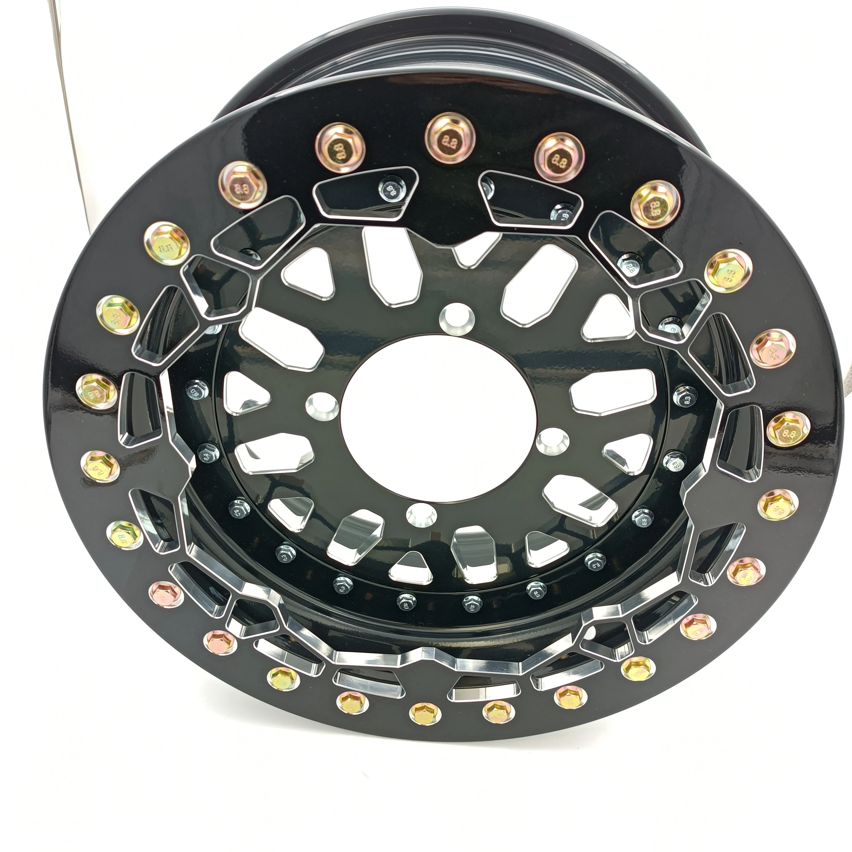 15 Inch UTV WHEELS, 15x7 Offset 5+2 Bolt Pattern 4/137 Aluminum Wheel ...