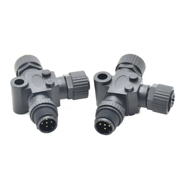 Ip67 Waterproof 5 Pin M12 Nmea Cable Product T-type Connector Nmea 2000 ...