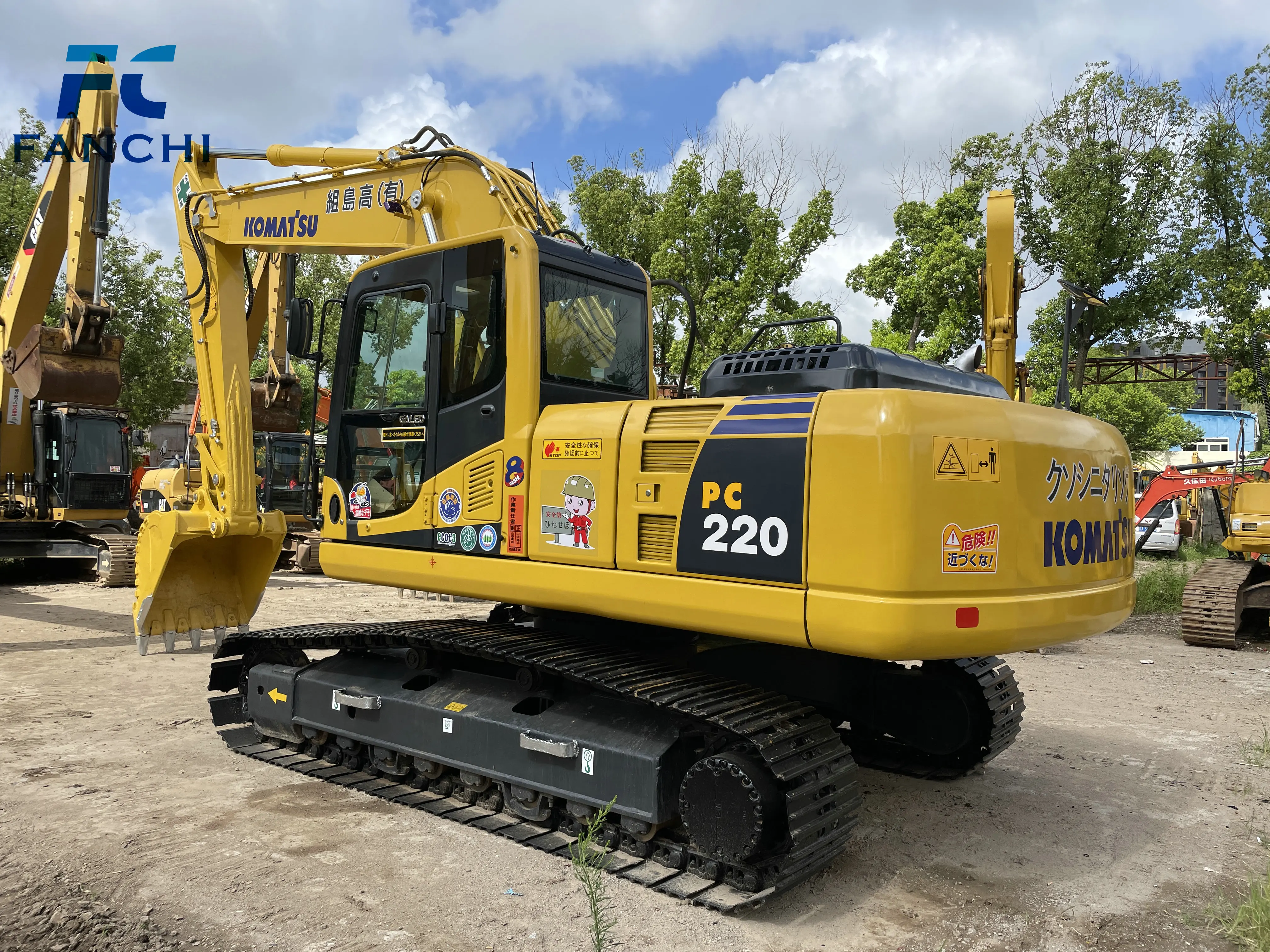 Japan Original Used Komatsu Pc220-8 Excavator Pc220/240/270 Medium Duty Digital Crawler ...