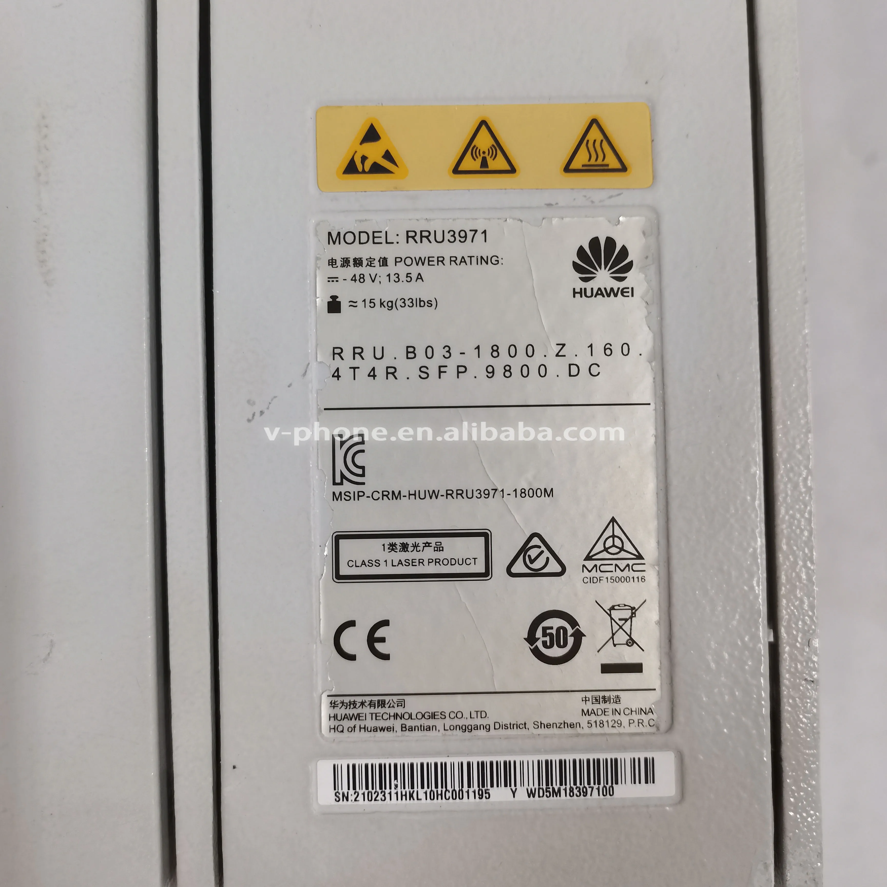 RRU3971 02311HKL WD5M18397100 for Multi-Mode 1800mhz (4*40W)