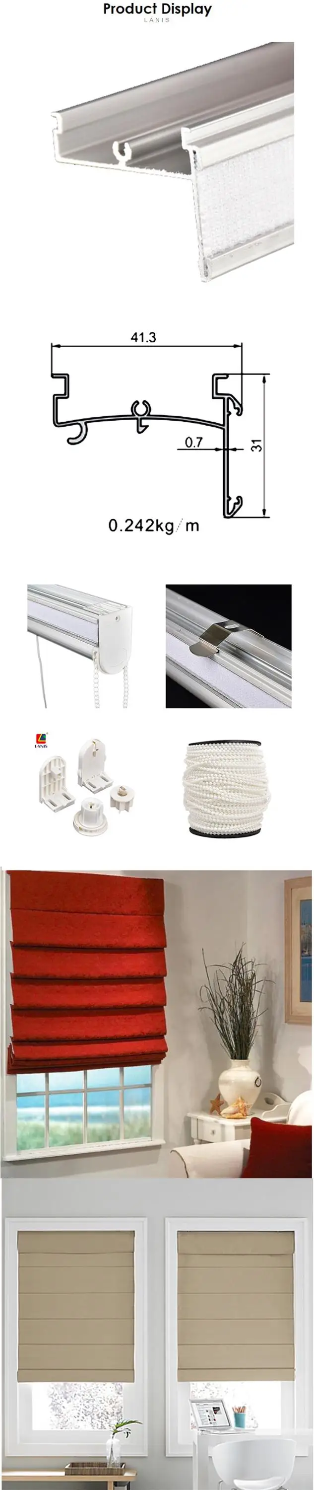 Simple Design Electric Component Curtain Head Rail Window Parts Motor ...
