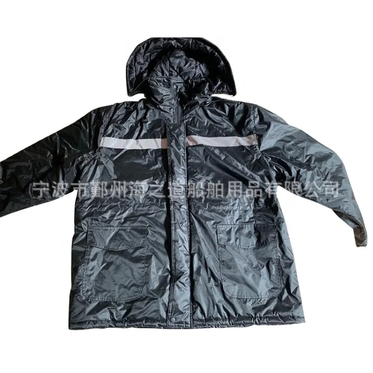 Good Quality Ship Impa Men Winter Parka With Hood Black Coat Waterproof ...