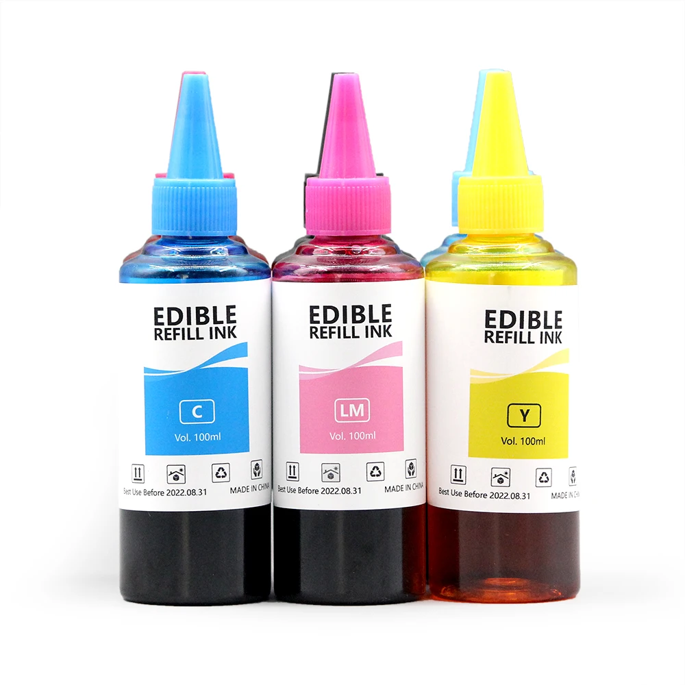Food Grade Printing White Edible Ink Eatable Food Ink Soft Capsule ...