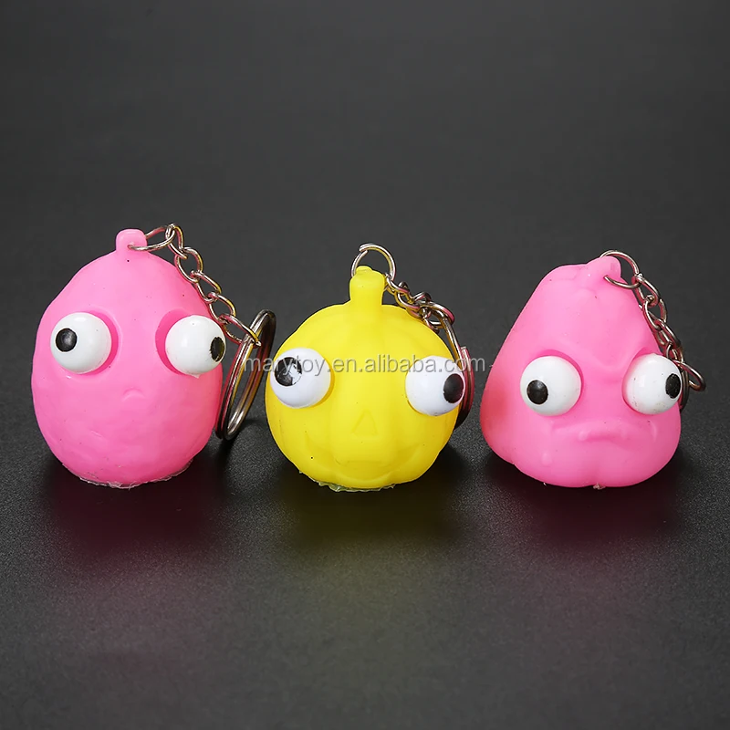 Wholesale Pvc Eyes Popping Toys Animal Toy Eye Pop Out Keychain Plastic ...