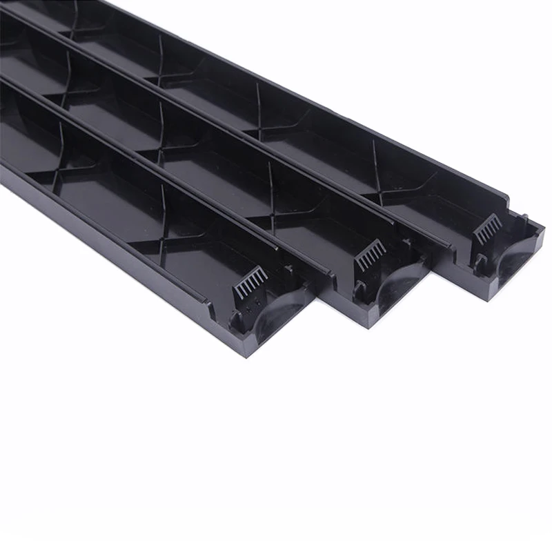 1U Plastic Blank Panel - Tool-Less Mounting for Networking