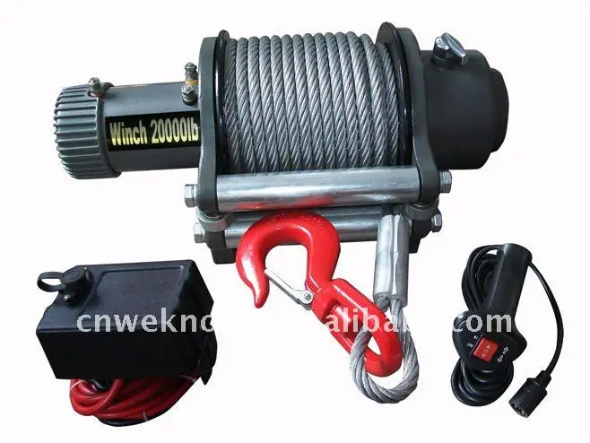 20000 Lbs Heavy Duty Car Electric Winch 12v/24v - Buy Electric Winch ...