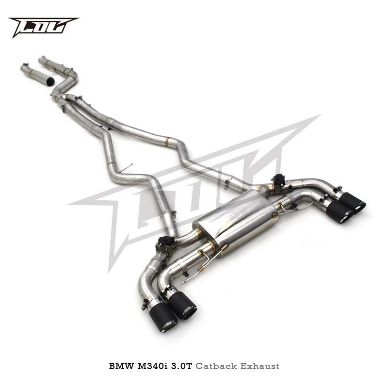 Oem For Bmw M340i/m340 G20 3.0t 2019-2022 Stainless Steel Exhaust Pipes ...