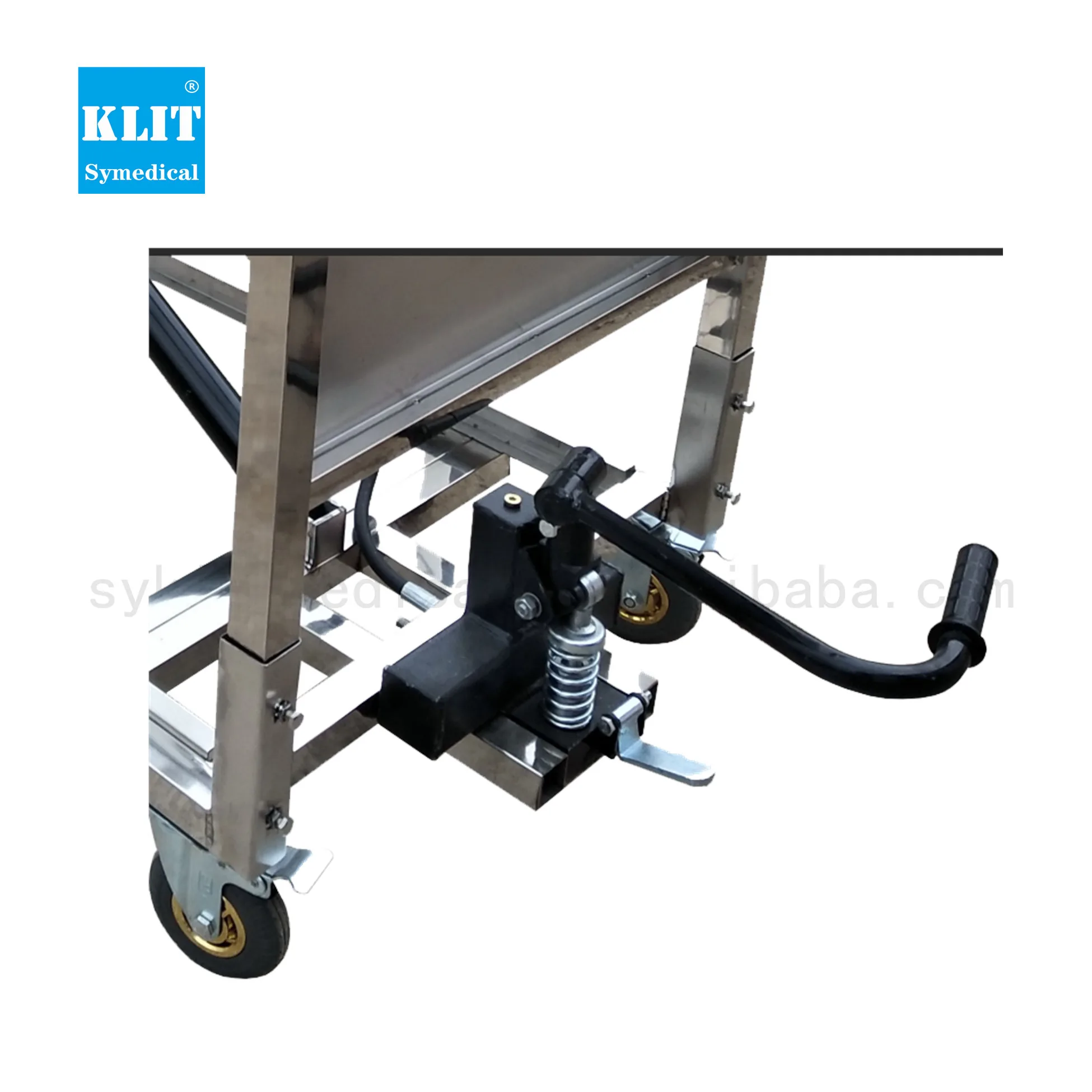 Stainless Steel Morgue Hydraulic Lift - Adjustable & Durable