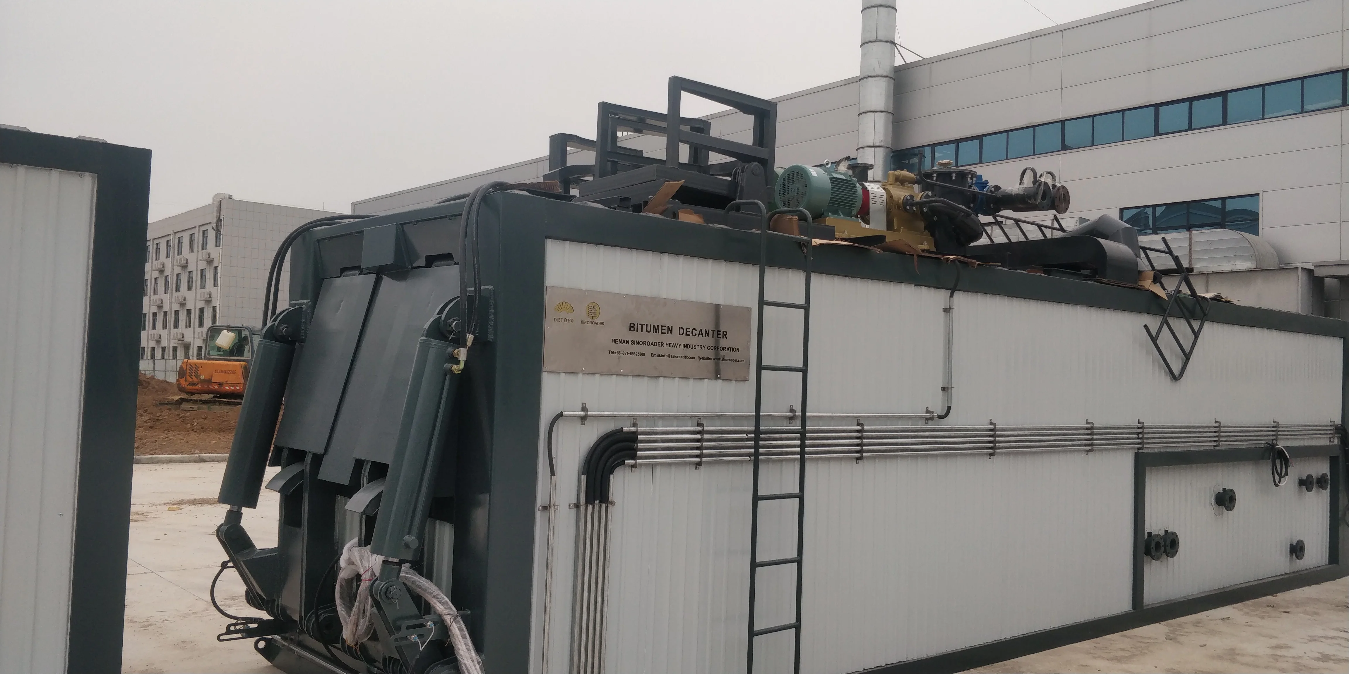 High Efficiency Drummed Bitumen Melting Machine Asphalt Melting ...