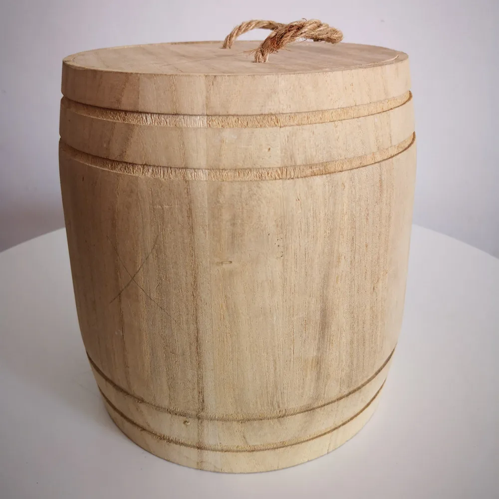 Handmade Small Wooden Barrel For Home Decor - Buy Small Wood Barrel ...