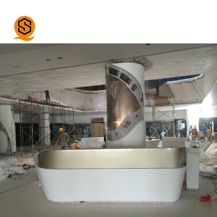 Luxury Design Shopping Mall Reception Desk,Customer Service Counter ...