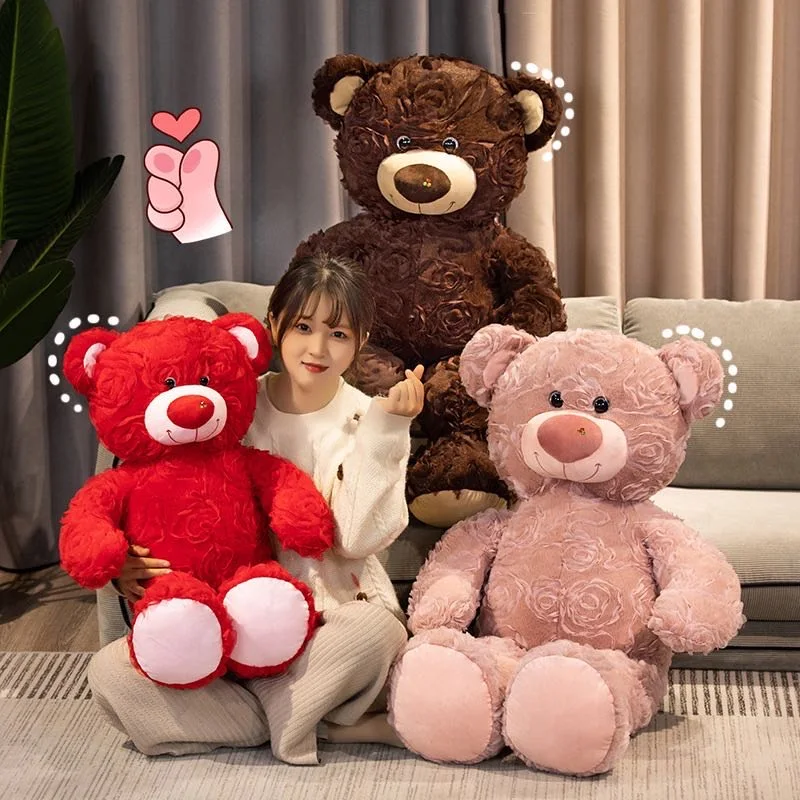 2024 Hot Selling Popular Designed Valentine Day Plush Toys Stuffed Animals Huge Rose Teddy Bear ...