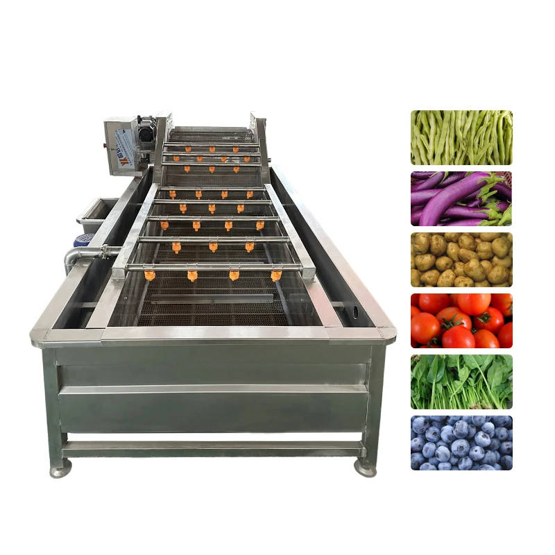 2024 Automatic Vegetable Fruit Sorting Cutting Washing Drying ...